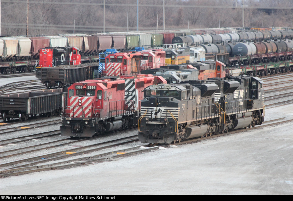 NS 2770 & NS 1027 CP 5984 CP 5992 NREX 2838